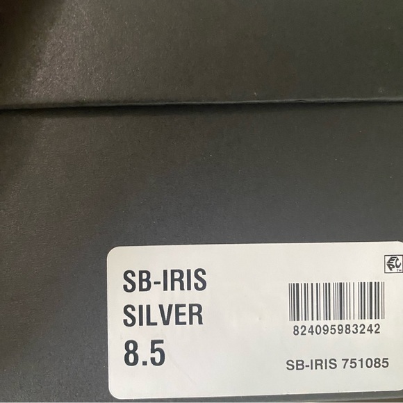 Betsey Johnson | Shoes | Betsey Johnson Iris Silver Rhinestone Ankle Strap Stiletto Heels Pumps ...